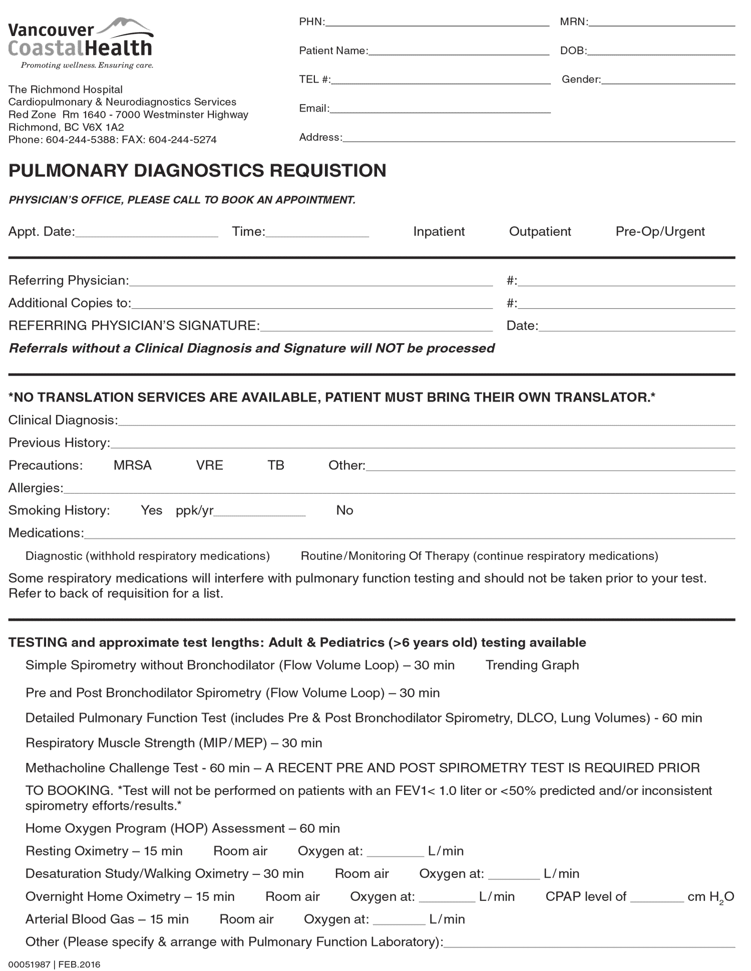 pulmonary function tests - World EMR