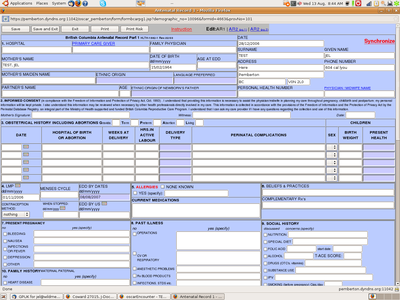 Obstetric Care Screenshots - World EMR