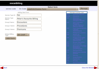 Ontario Billing Admin - World EMR