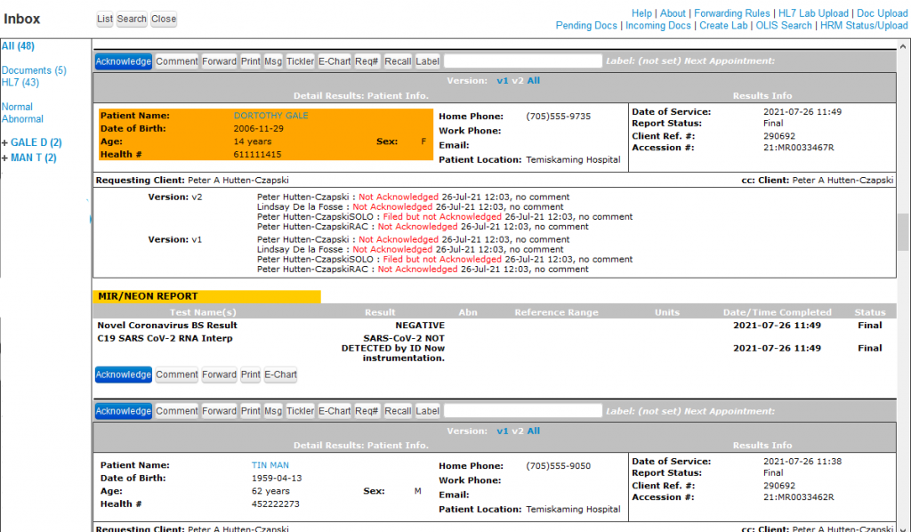 Inbox - World EMR