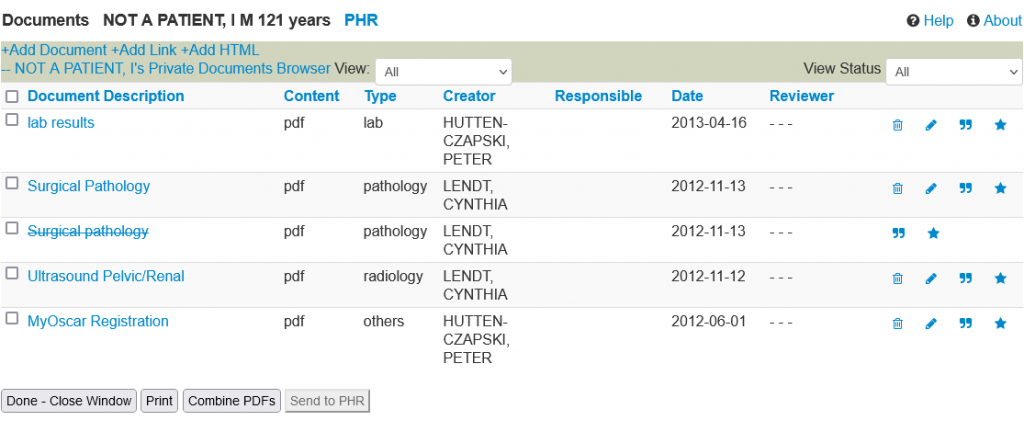 Documents - World OSCAR