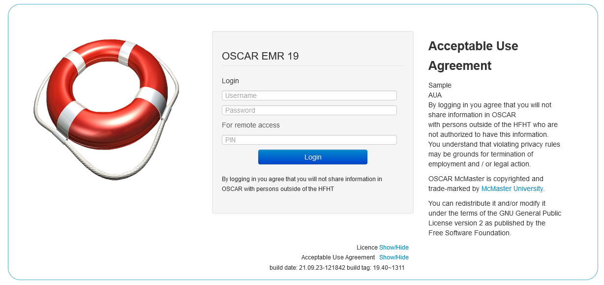 Customization 1: Login Page - World EMR