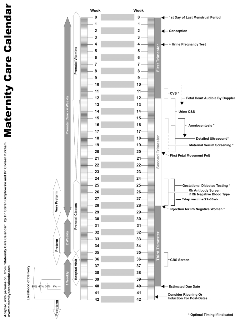 Maternity Calendar - World EMR