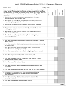 Adult ADHD Self-Report Scale - World EMR