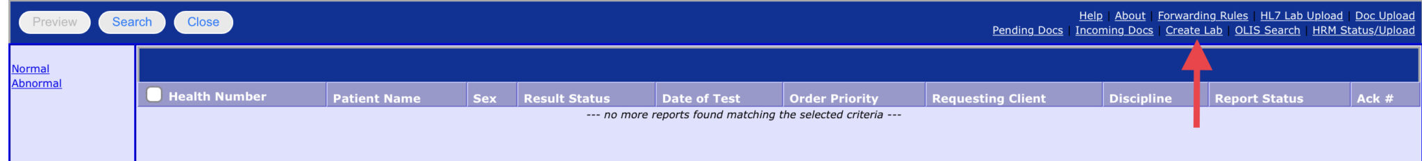 Create Dummy Lab Results - World EMR