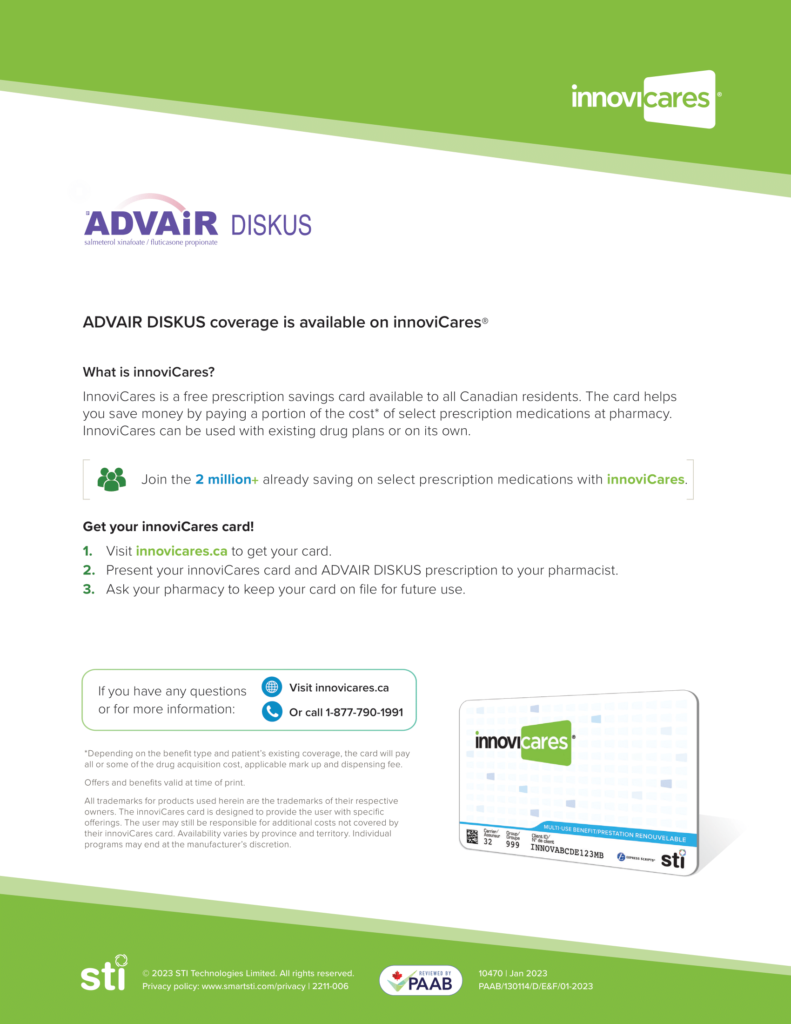 Advair (salmeterol) Patient Starter Letter – 2023 - World EMR