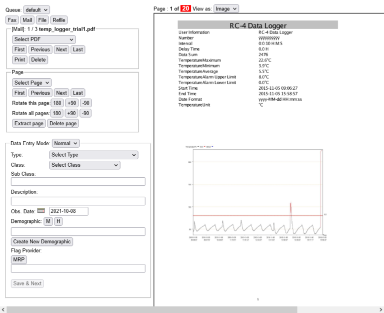 Incoming Documents Workflow - World EMR