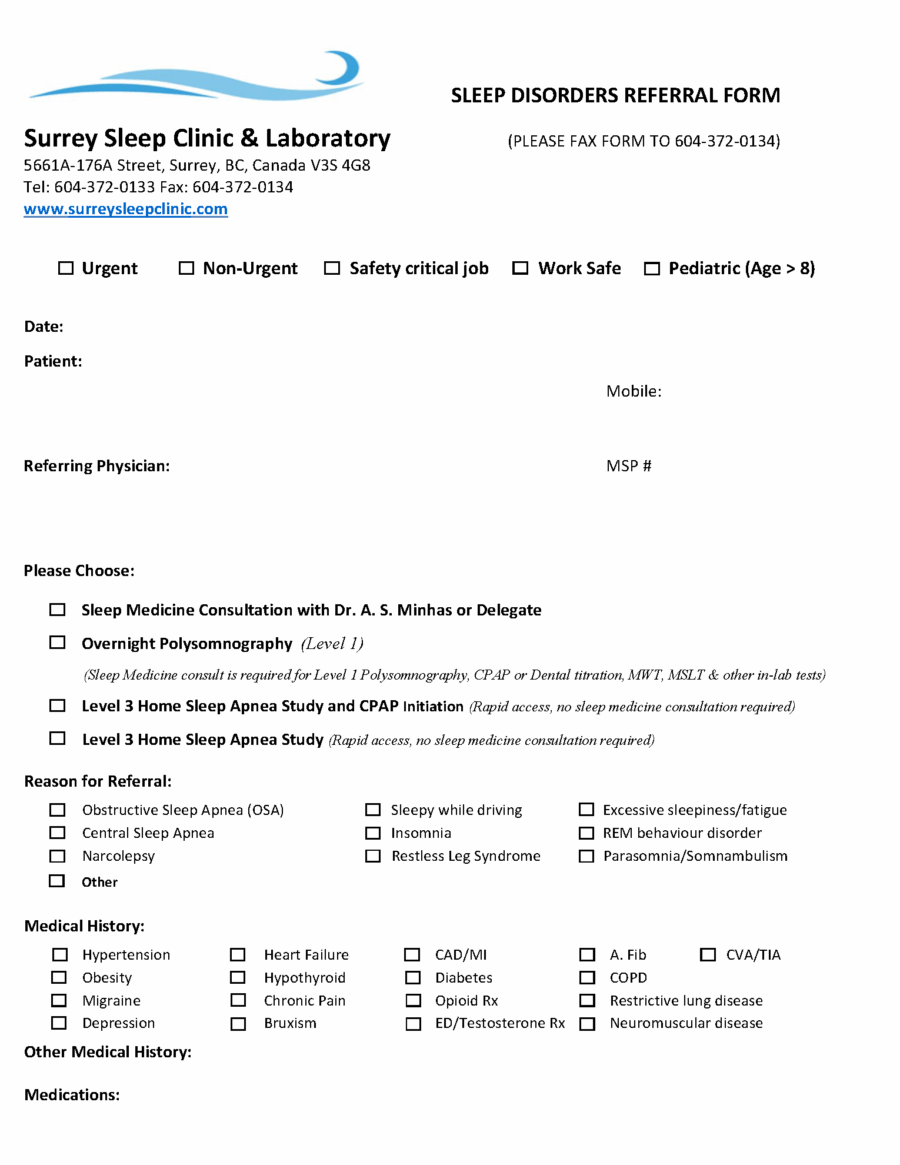 Surrey Sleep Clinic and Laboratory August 2018 - World EMR
